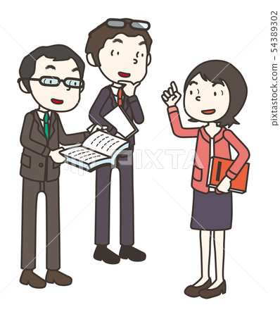 Discuss - Stock Illustration [54389302] - PIXTA