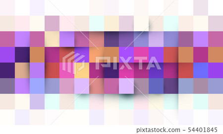 Vector pixel, mosaic, grid square color background - Stock Illustration ...
