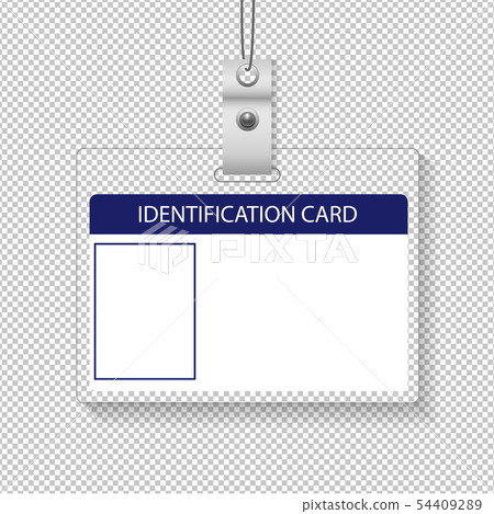 Identification Card Isolated transparent - Stock Illustration [54409289 ...