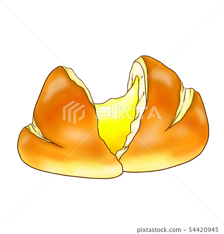 Cream bread - Stock Illustration [54420945] - PIXTA