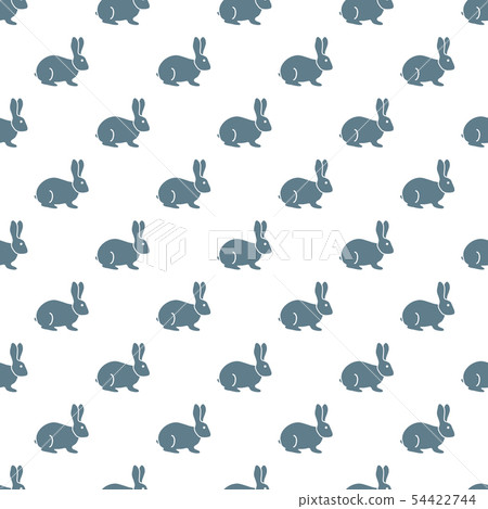 Seamless rabbit pattern - Stock Illustration [54422744] - PIXTA