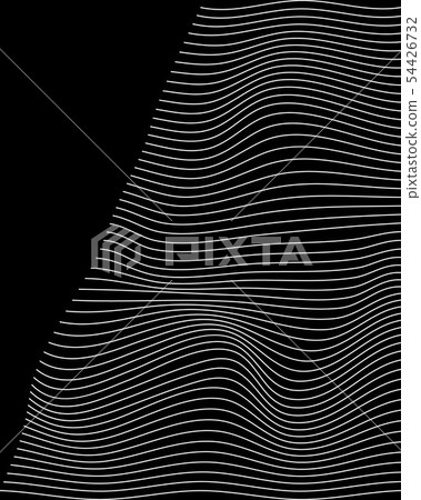 abstract background with lines, modern curve line - Stock Illustration ...