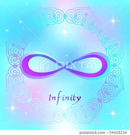 Sacred sign. The sign of infinity. Spiritual - Stock Illustration ...