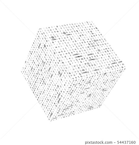 Abstract texture with coding symbols placed on... - Stock Illustration ...