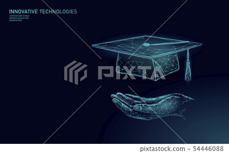 E-learning distance graduate certificate... - Stock Illustration ...