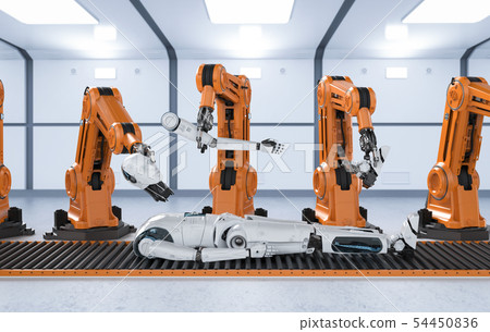 Production of cyborg - Stock Illustration [54450836] - PIXTA