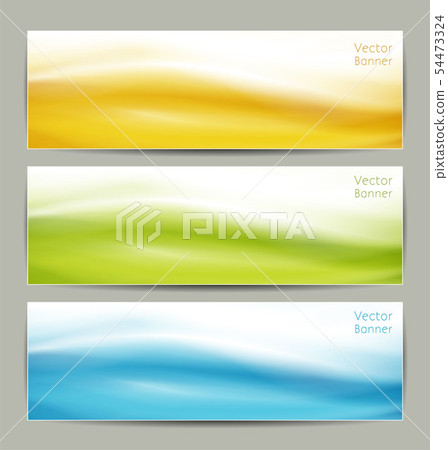 set of three abstract banners - Stock Illustration [54473324] - PIXTA