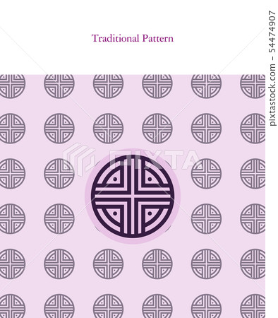 Korean traditional patterns - Stock Illustration [54474907] - PIXTA