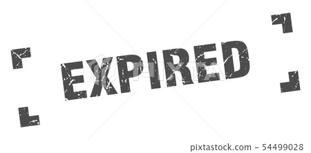 expired stamp. expired square grunge sign. expired - Stock Illustration ...