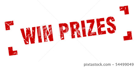 win prizes stamp. win prizes square grunge sign. - Stock Illustration ...
