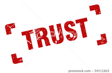 trust stamp. trust square grunge sign. trust - Stock Illustration ...
