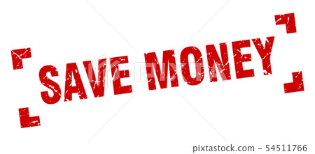 save money stamp. save money square grunge sign. - Stock Illustration ...