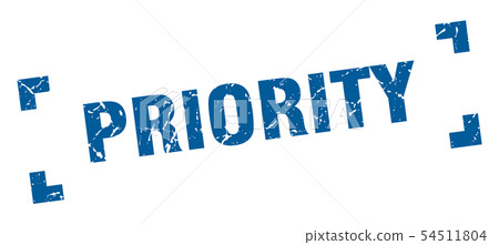 priority stamp. priority square grunge sign. - Stock Illustration ...