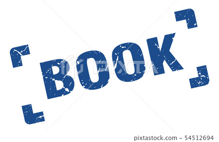 book stamp. book square grunge sign. book - Stock Illustration ...