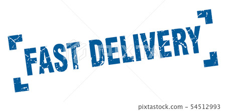 fast delivery stamp. fast delivery square grunge - Stock Illustration ...