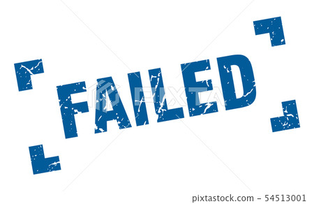 failed stamp. failed square grunge sign. failed - Stock Illustration ...