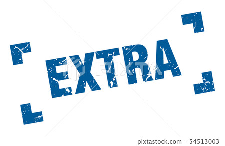 extra stamp. extra square grunge sign. extra - Stock Illustration ...