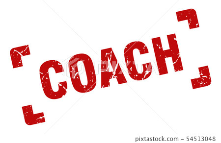 coach stamp. coach square grunge sign. coach - Stock Illustration ...