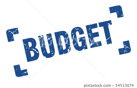 budget stamp. budget square grunge sign. budget - Stock Illustration ...