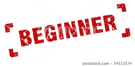 beginner stamp. beginner square grunge sign. - Stock Illustration ...