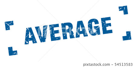 average stamp. average square grunge sign. average - Stock Illustration ...
