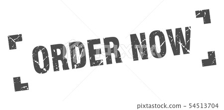 order now stamp. order now square grunge sign. - Stock Illustration ...