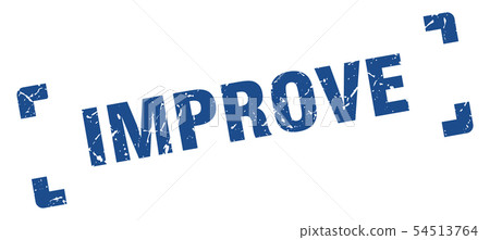 improve stamp. improve square grunge sign. improve - Stock Illustration ...