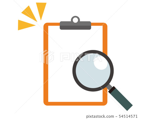 Magnifying glass lens writing tool loupe vector... - Stock Illustration ...