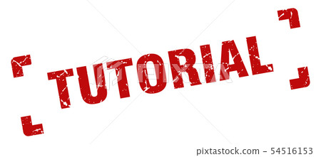 tutorial stamp. tutorial square grunge sign. - Stock Illustration ...