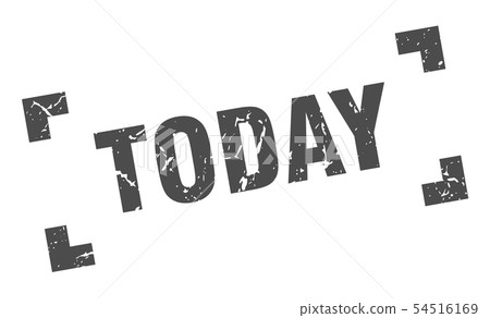 today stamp. today square grunge sign. today - Stock Illustration ...