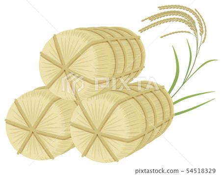Rice straw - Stock Illustration [54518329] - PIXTA