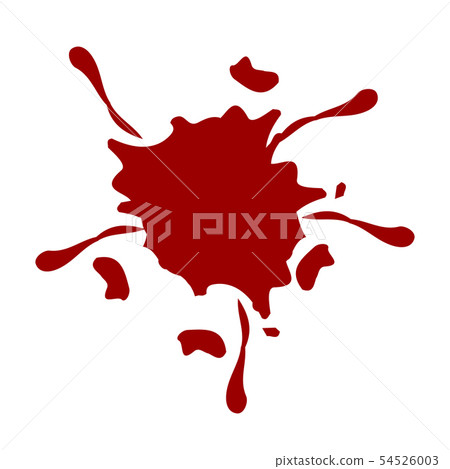 abstract vector red color splatter design - Stock Illustration ...