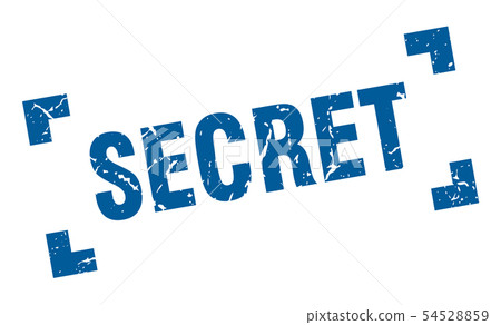 secret stamp. secret square grunge sign. secret - Stock Illustration ...