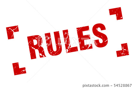 rules stamp. rules square grunge sign. rules-插圖素材 [54528867] - PIXTA圖庫