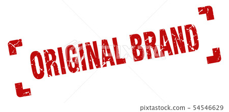 original brand stamp. original brand square grunge - Stock Illustration ...
