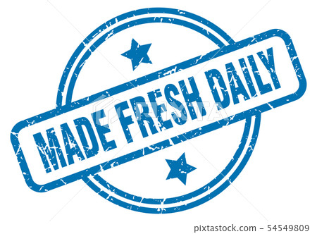 made fresh daily grunge stamp - Stock Illustration [54549809] - PIXTA