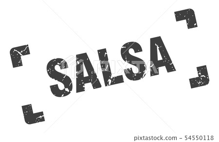 salsa stamp. salsa square grunge sign. salsa - Stock Illustration ...