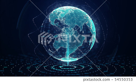 Growing global network concept. - Stock Illustration [54550353] - PIXTA
