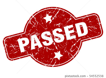 passed - Stock Illustration [54552538] - PIXTA