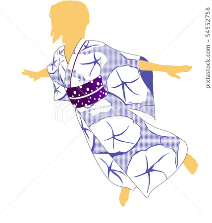 Yukata - Stock Illustration [54552758] - PIXTA