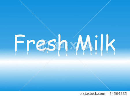 White text background Fresh milk illustration...-插圖素材 [54564885] - PIXTA圖庫