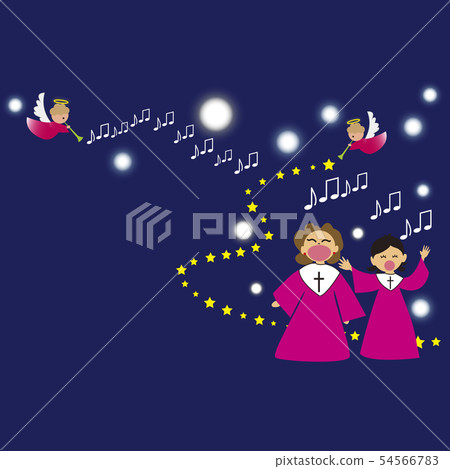 Sing the holy song - Stock Illustration [54566783] - PIXTA