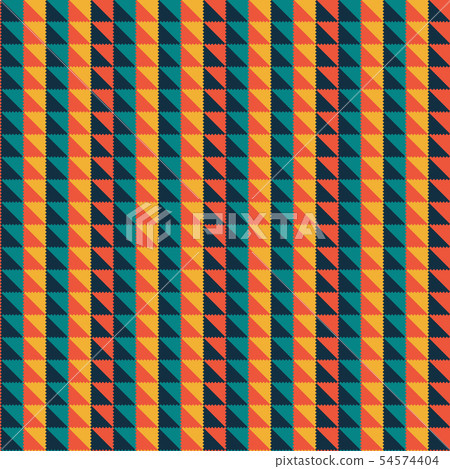geometric seamless pattern with stripe and - Stock Illustration ...