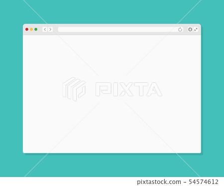 Web browser window. Computer or internet frame... - Stock Illustration ...