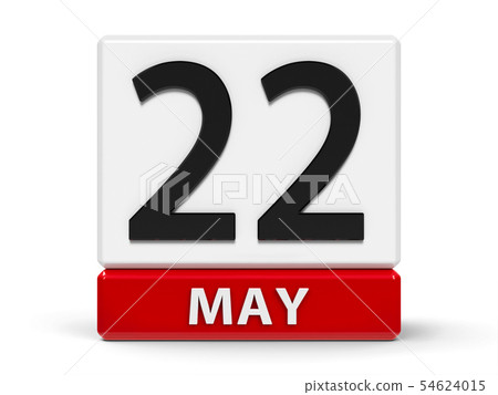 Cubes calendar 22nd May - Stock Illustration [54624015] - PIXTA