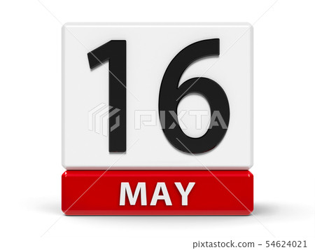 Cubes calendar 16th May - Stock Illustration [54624021] - PIXTA