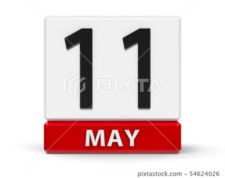 Cubes calendar 11th May-插圖素材 [54624026] - PIXTA圖庫