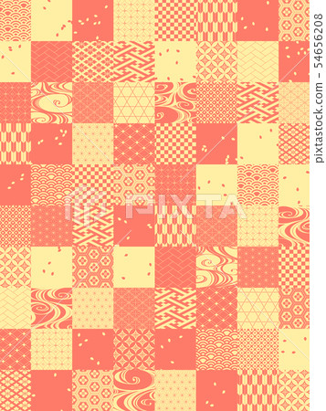 Japanese Pattern Pattern Checkered Pattern 02 /... - Stock Illustration ...