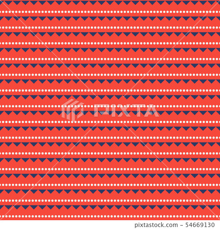 Seamless red texture with geometric line shapes... - Stock Illustration ...