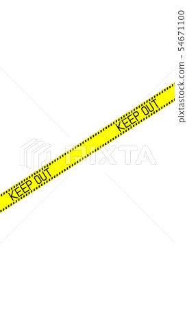KEEP OUT regulation line voxel - Stock Illustration [54671100] - PIXTA